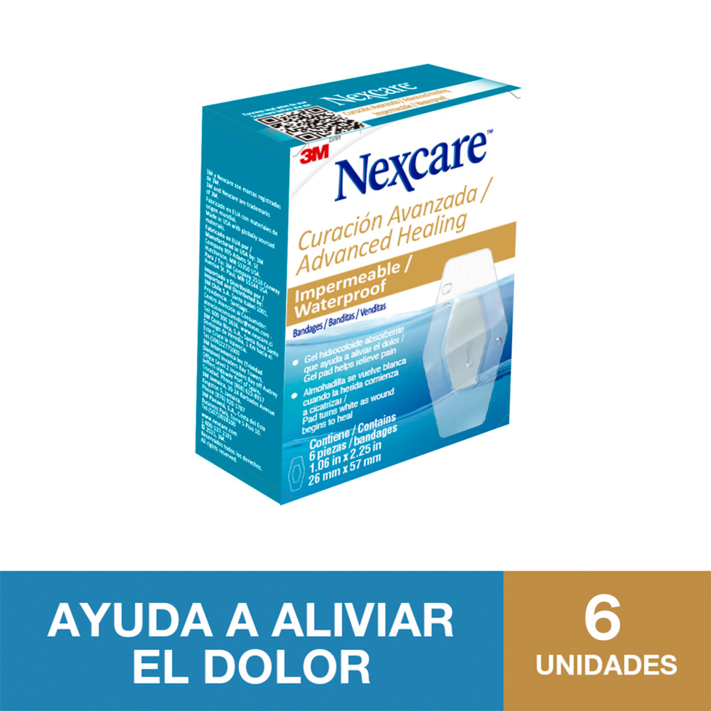 Parches Hidrocoloide, Curación Avanzada. Nexcare | Farmacias Ahumada