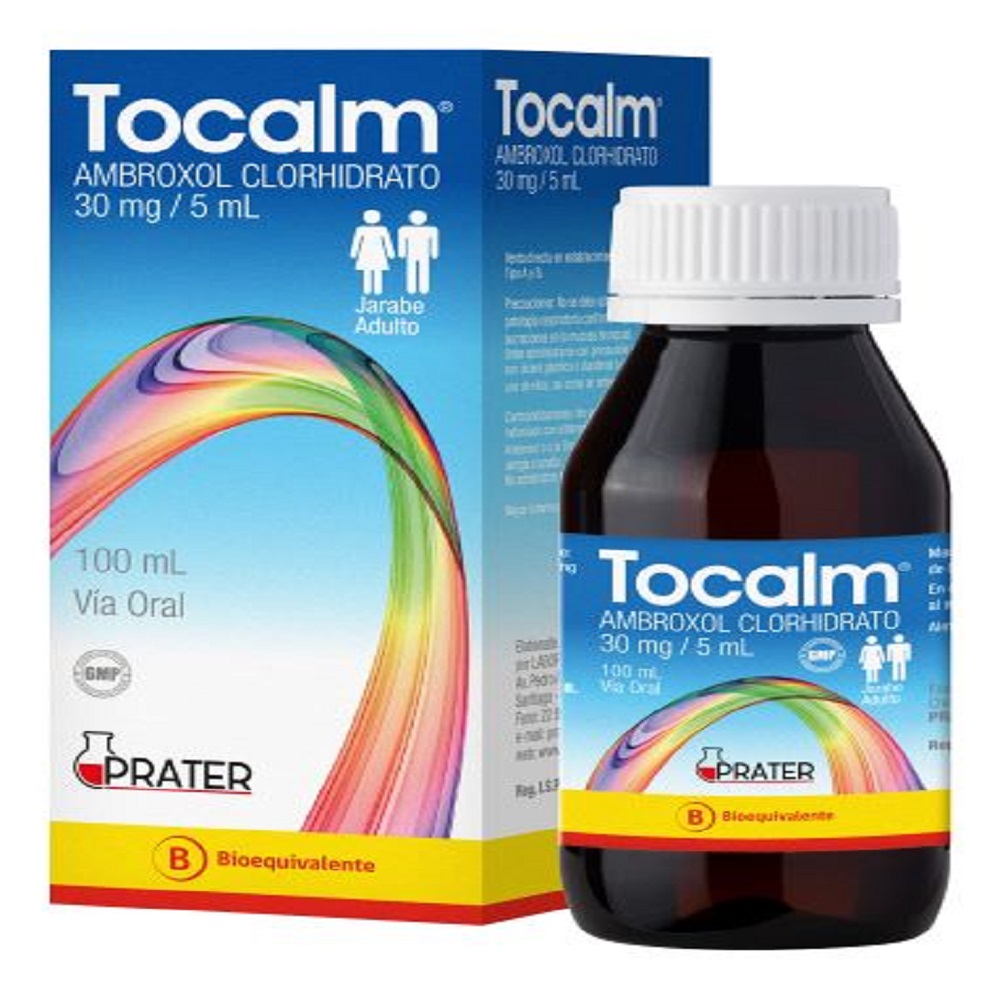 Tocalm Adulto 30 mg/5 mL x 100 mL Jarabe | Farmacias Ahumada