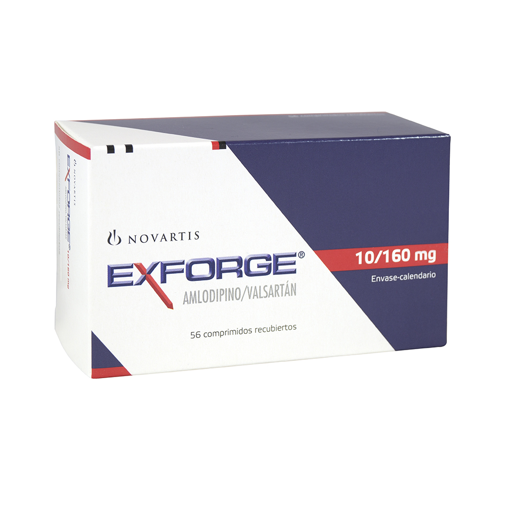 Exforge 10 mg/160 mg x 56 Comprimidos Recubiertos | Farmacias Ahumada