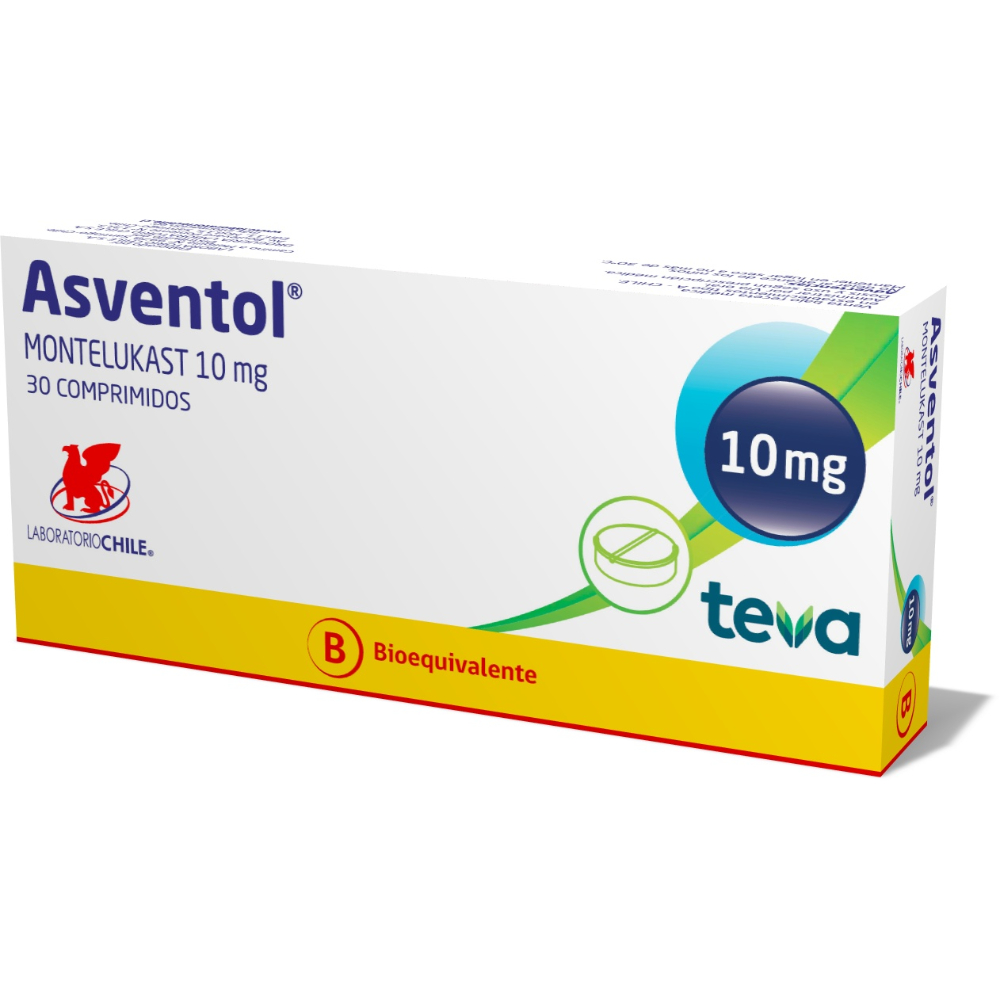 Asventol 10 mg x 30 comprimidos