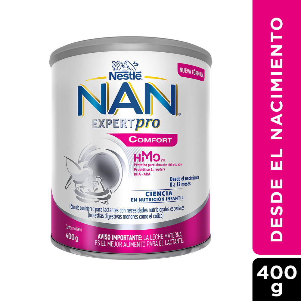 Fórmula Infantil Nan Expertpro Comfort Etapas 1 y 2 400 g | Farmacias ...