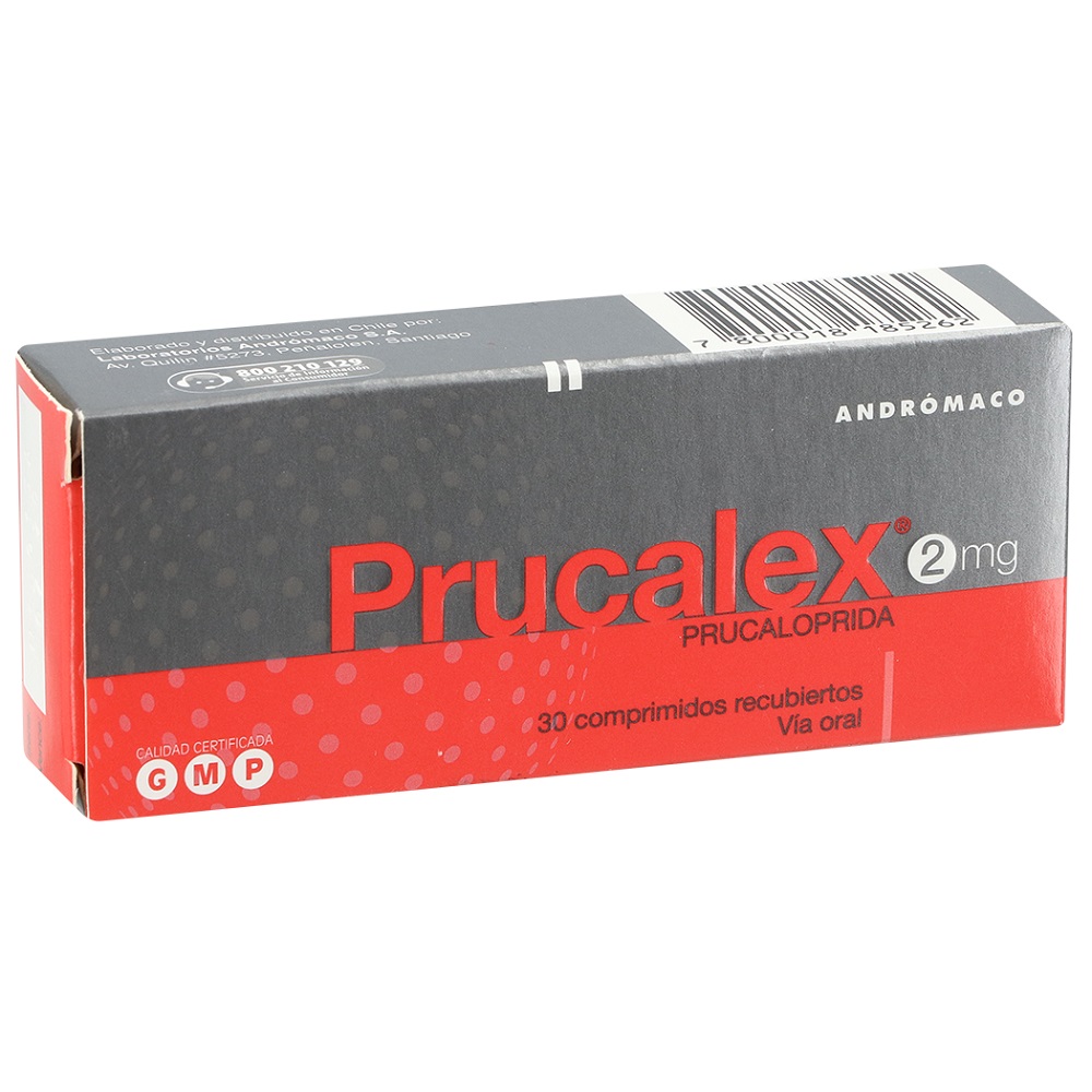 Prucalex 2 mg x 30 Comprimidos Recubiertos | Farmacias Ahumada