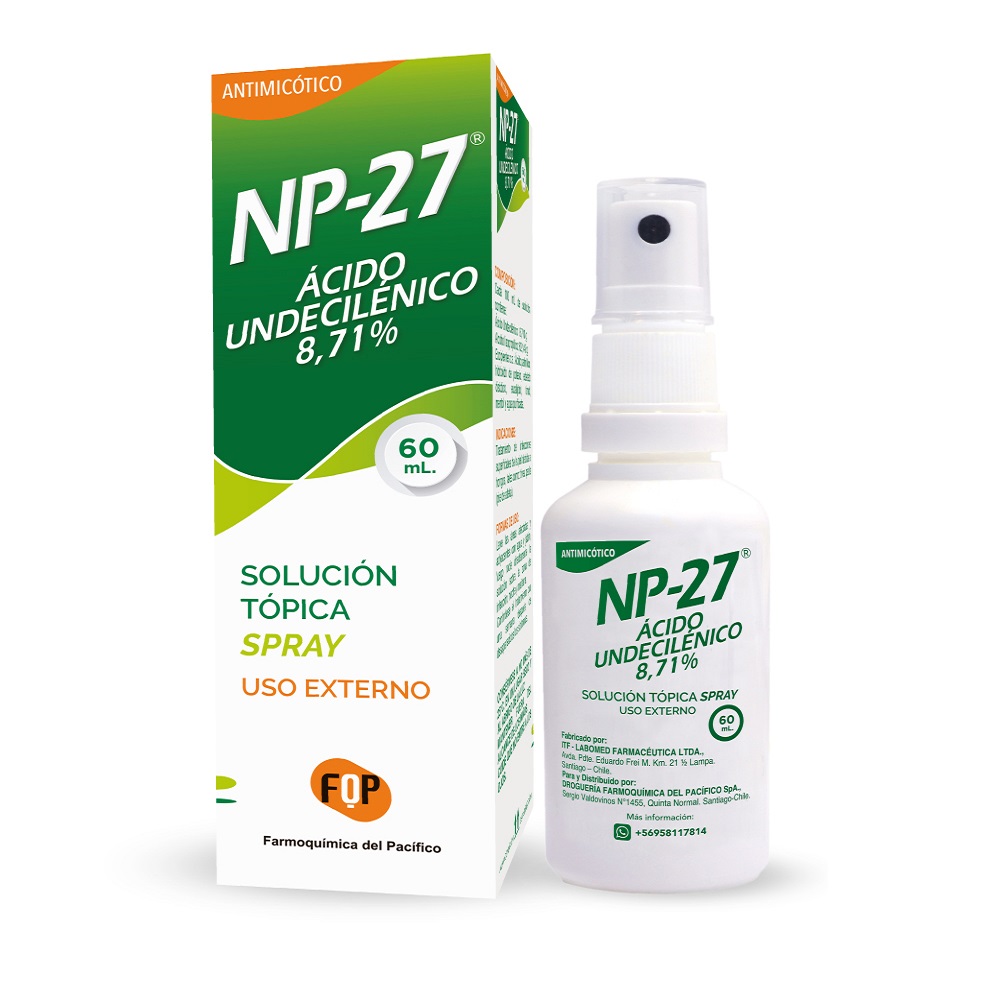 NP-27 8,71 % x 60 mL Solución Tópica | Farmacias Ahumada