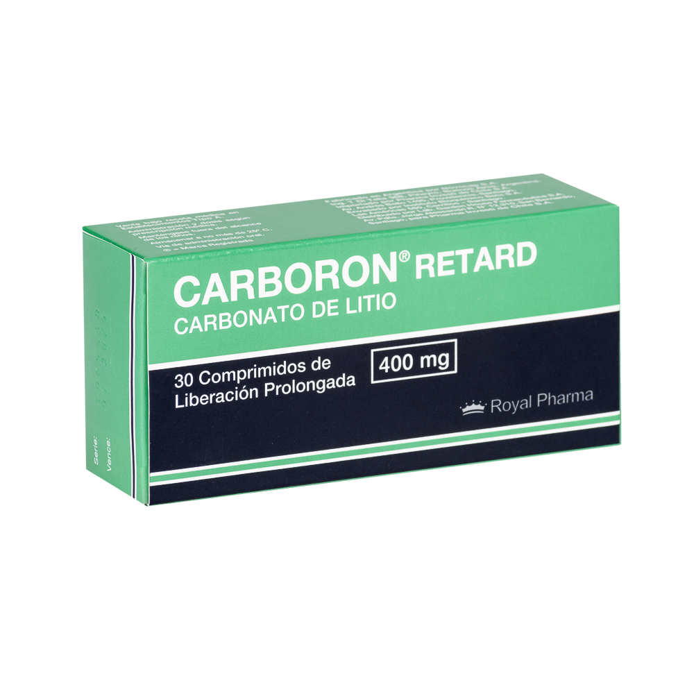 Carboron Retard 400 mg x 30 Comprimidos de Liberación Prolongada ...