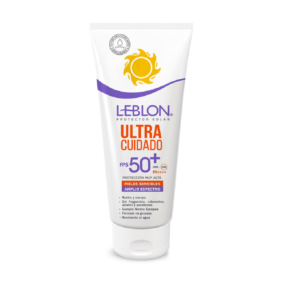 Protector Solar Leblon Ultra Cuidado Pieles Sensibles FPS 50+ 190 g | Farmacias Ahumada
