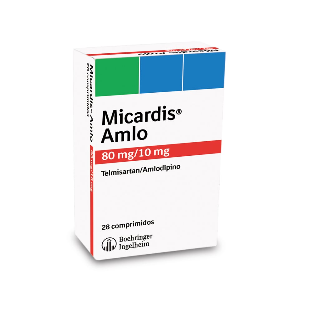 Micardis Amlo 80 mg/10 mg x 28 Comprimidos | Farmacias Ahumada