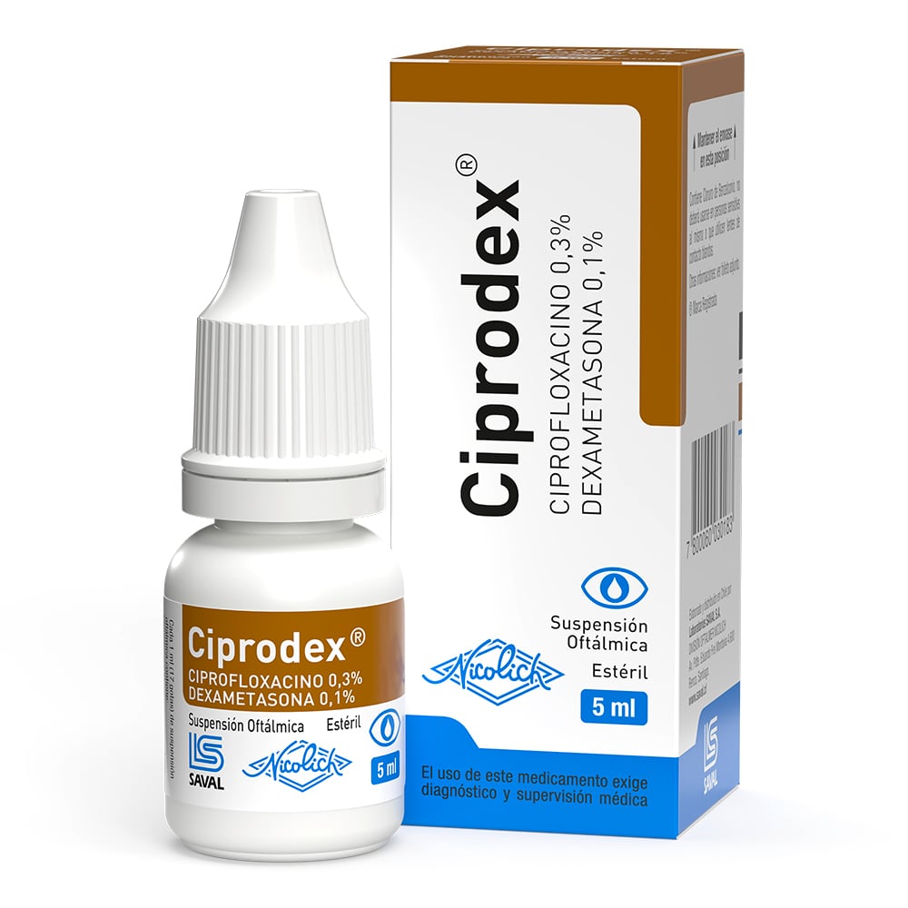 Ciprodex x 5 mL Suspensión Oftálmica | Farmacias Ahumada