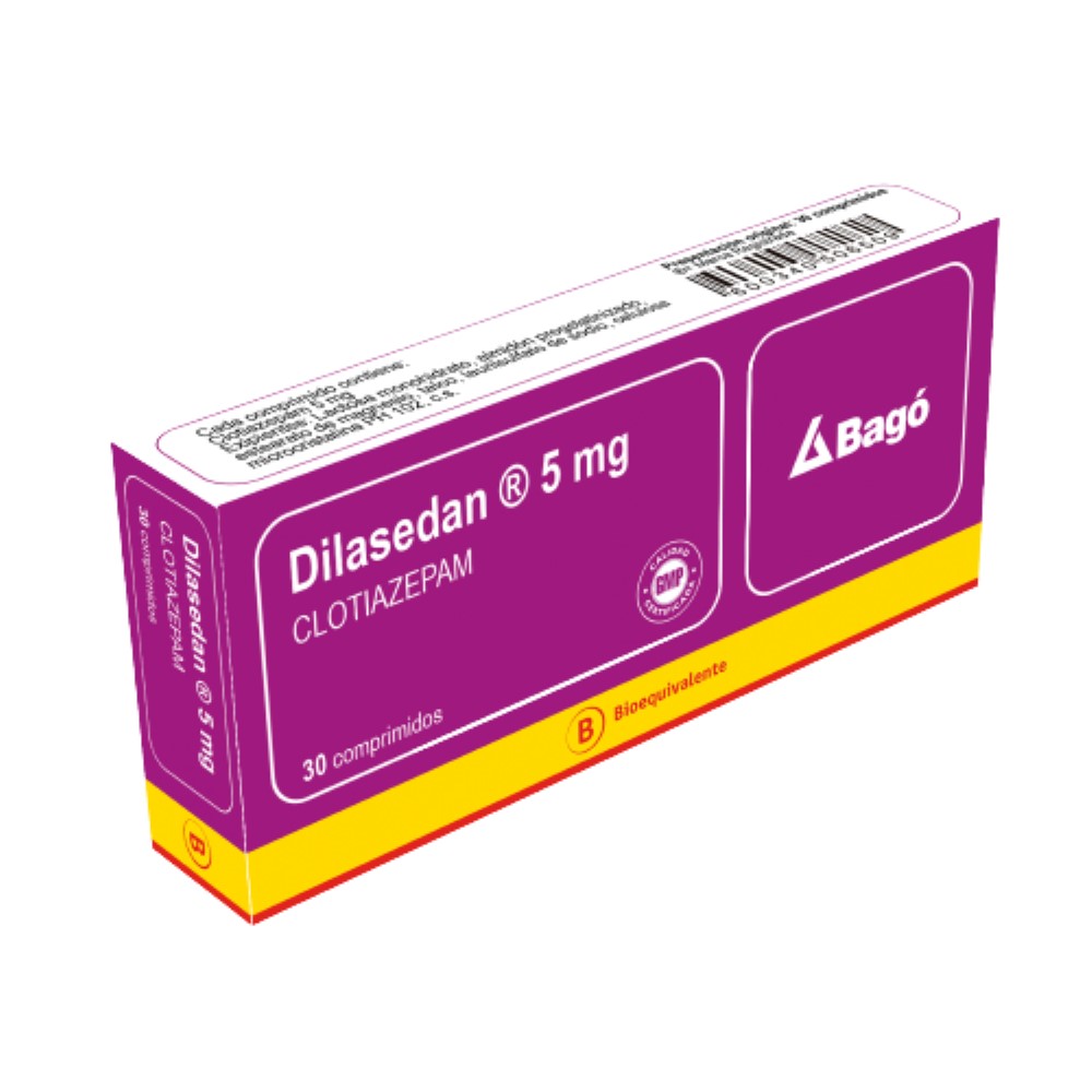 Dilasedan 5 mg x 30 Comprimidos | Farmacias Ahumada