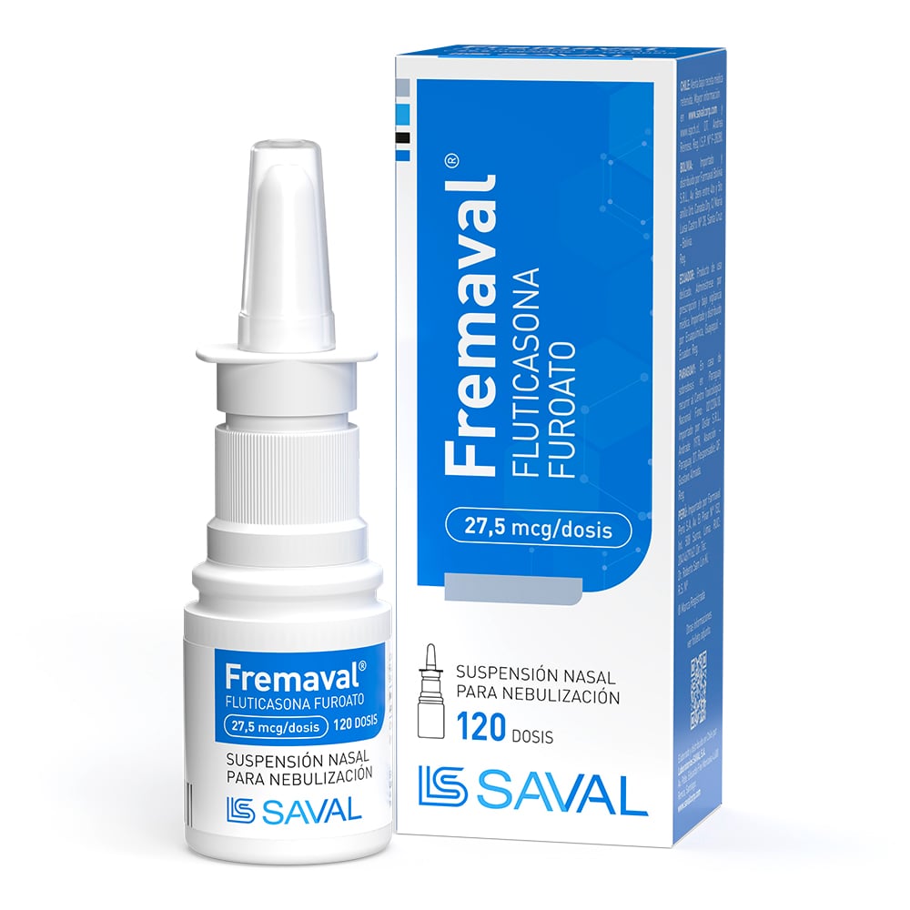 Fremaval 27,5 mcg/Dosis x 120 Dosis Suspension Nasal para Nebulización ...