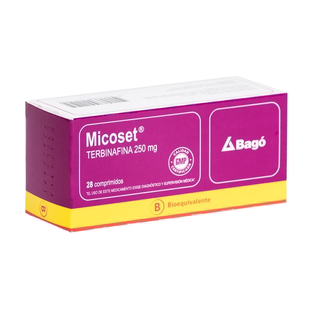 Micoset 250 mg x 28 Comprimidos | Farmacias Ahumada
