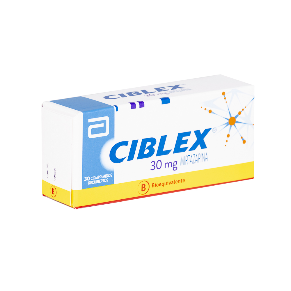 Ciblex 30 mg 30 Comprimidos Recubiertos | Farmacias Ahumada