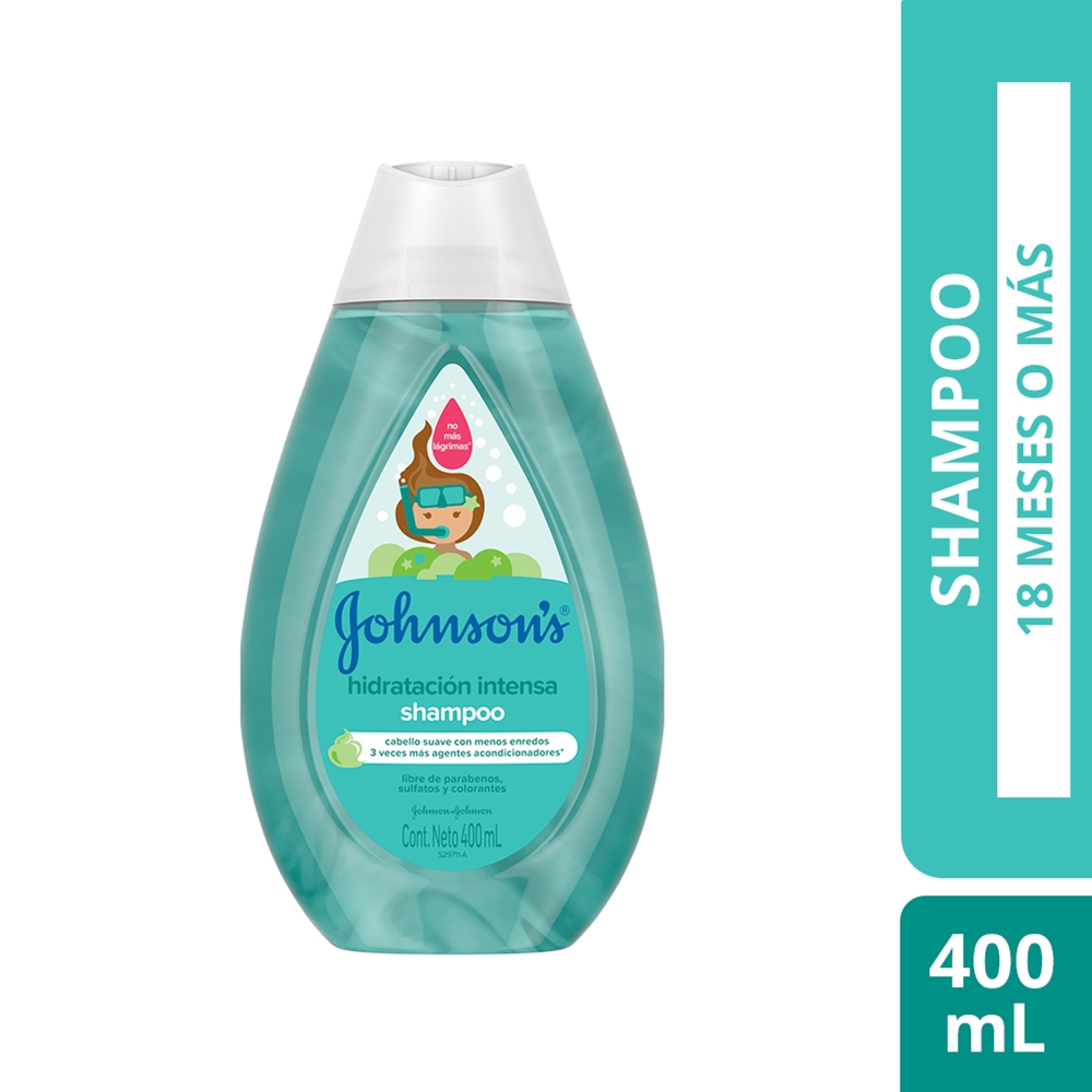 Shampoo Johnsons Hidratación Intensa 400mL | Farmacias Ahumada