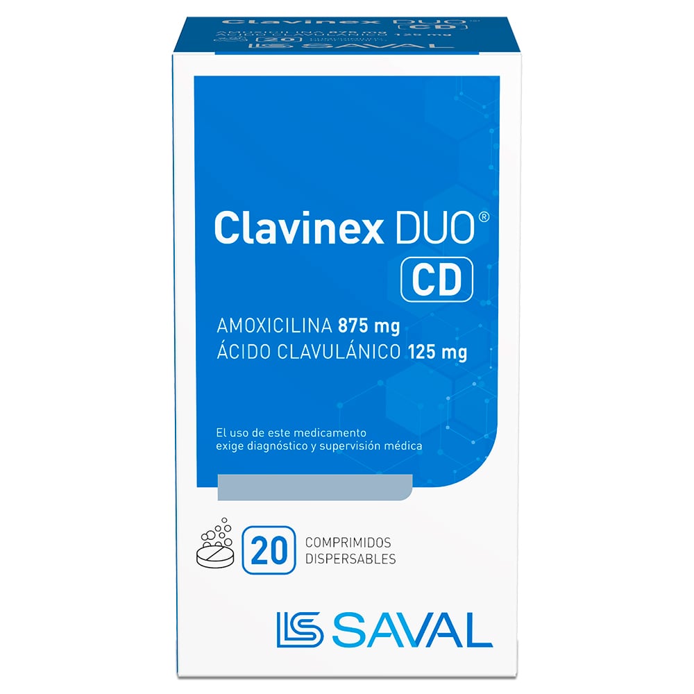 Clavinex Duo CD 875 mg/125 mg x 20 Comp.