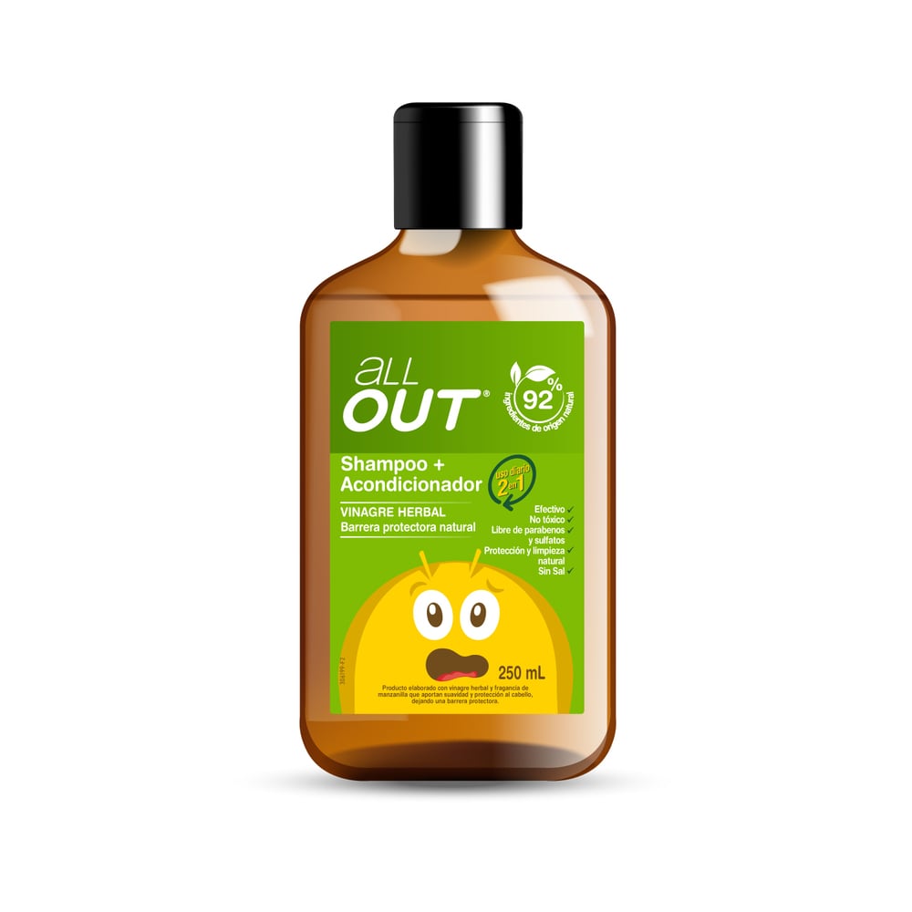 All Out Sh+Aco Nat. Preventivo 250 Ml | Farmacias Ahumada