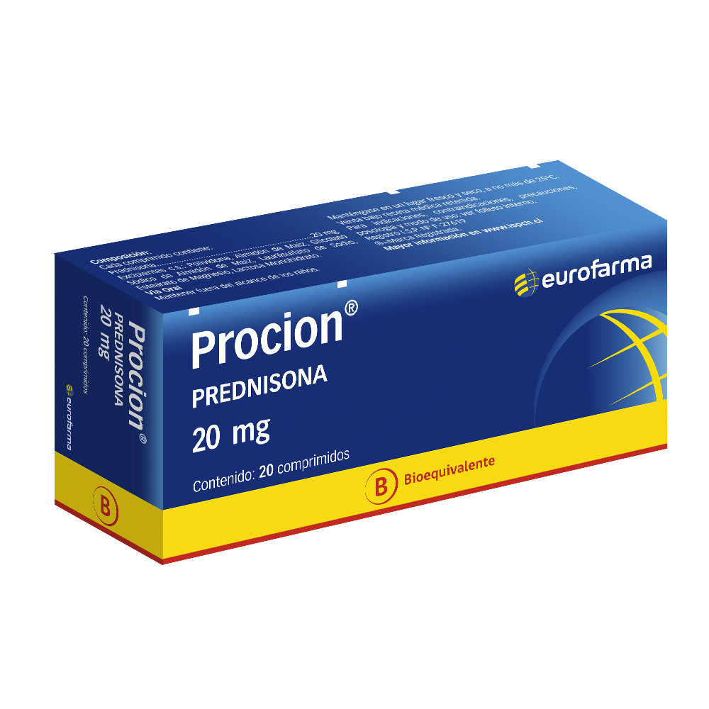 Procion 20 mg x 20 Comprimidos | Farmacias Ahumada