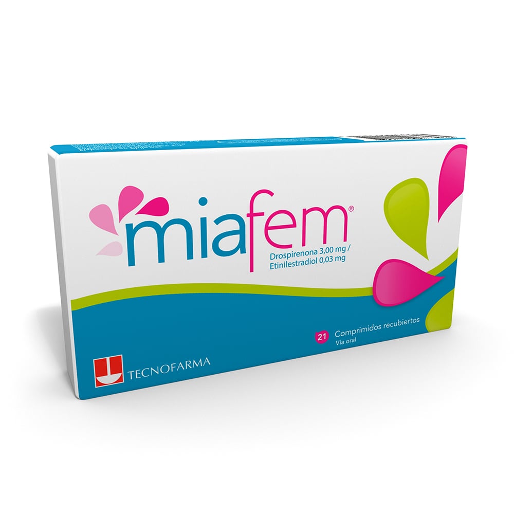 Miafem x 21 Comprimidos Recubiertos | Farmacias Ahumada