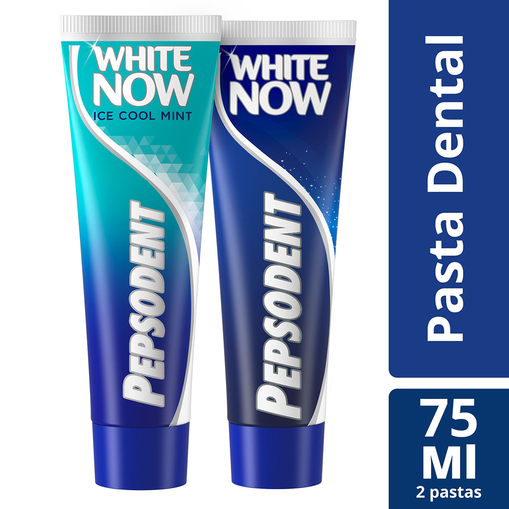 Pepsodent Pack White Now 75 g x 1 Pack | Farmacias Ahumada