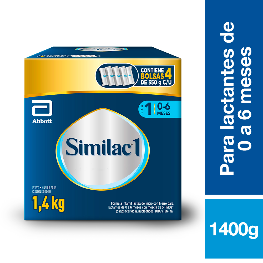 Fórmula Infantil Similac 1 1400 g | Farmacias Ahumada