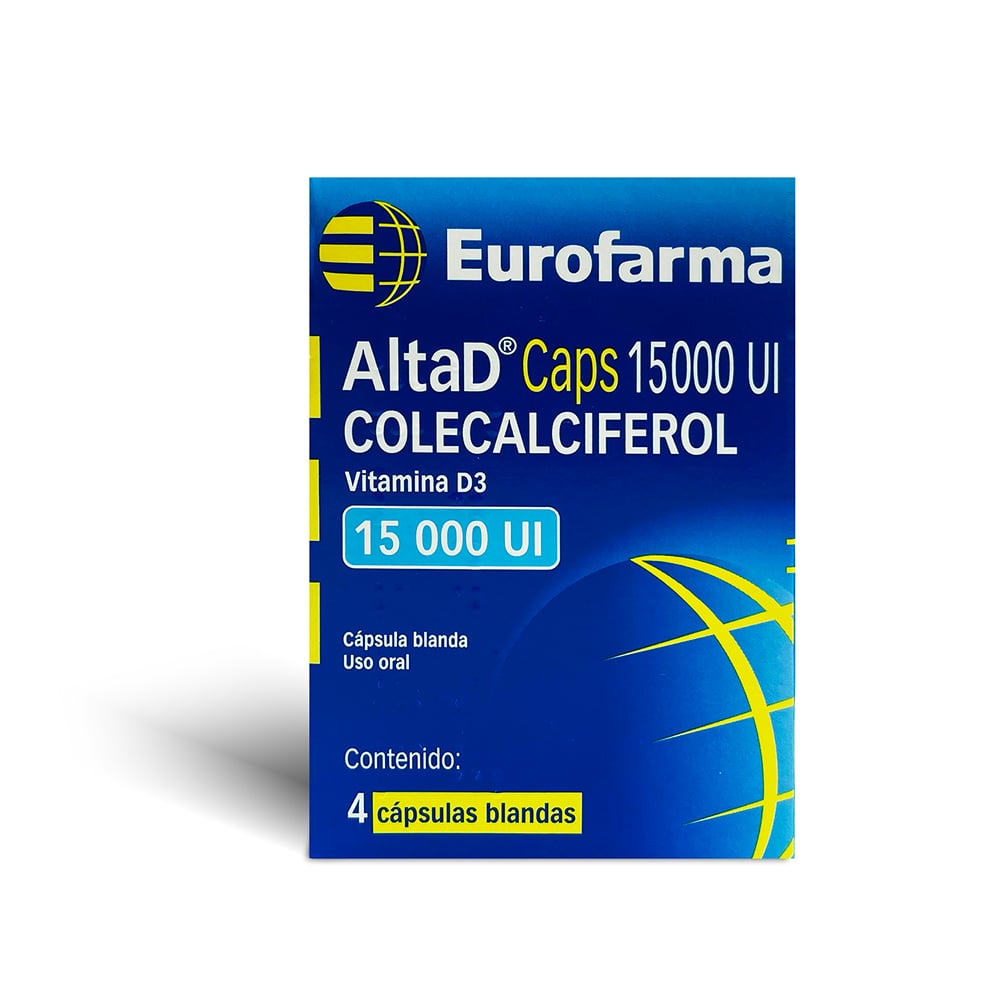 AltaD 15000 UI X 4 Cápsulas Blandas | Farmacias Ahumada
