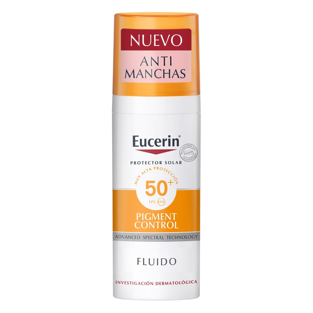 Protector Solar Eucerin Pigment Control Fluido Fps50+ 50 mL | Farmacias ...