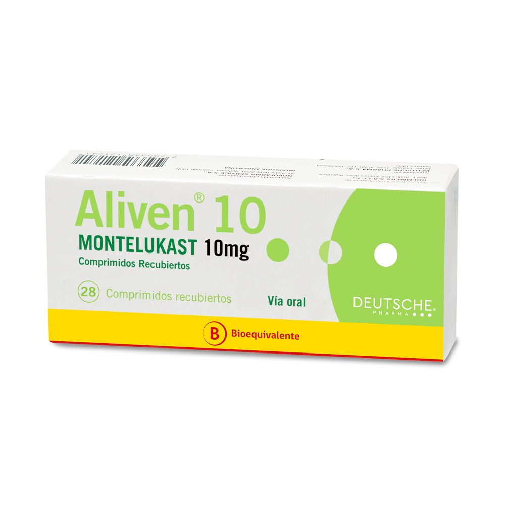 Aliven 10 mg x 28 Comprimidos Recubiertos | Farmacias Ahumada
