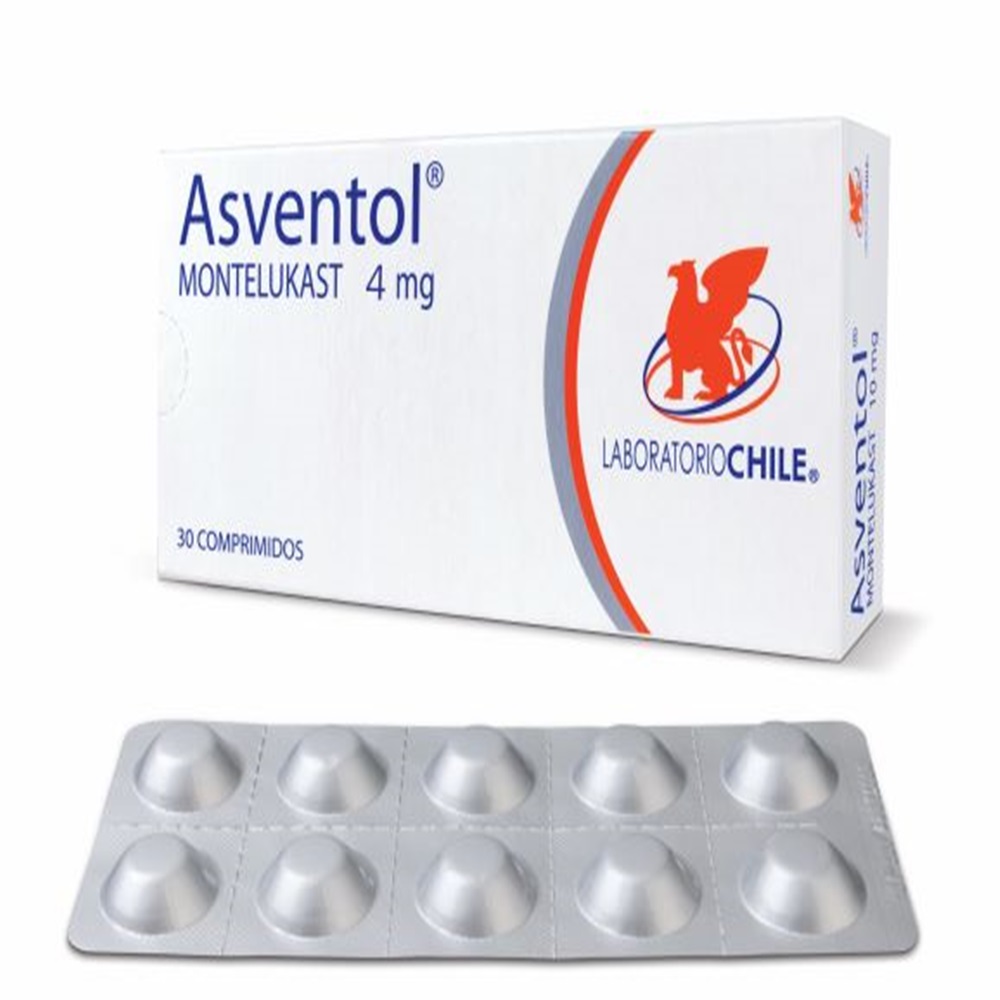 Asventol 4 mg x 30 Comprimidos Masticables | Farmacias Ahumada