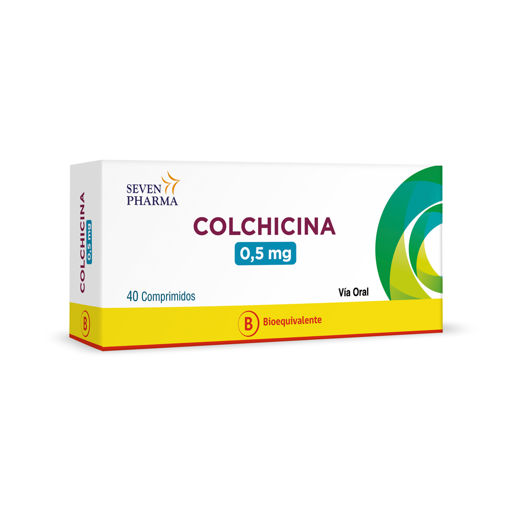 Colchicina 0.5 mg Caja 40 Comprimidos | Farmacias Ahumada