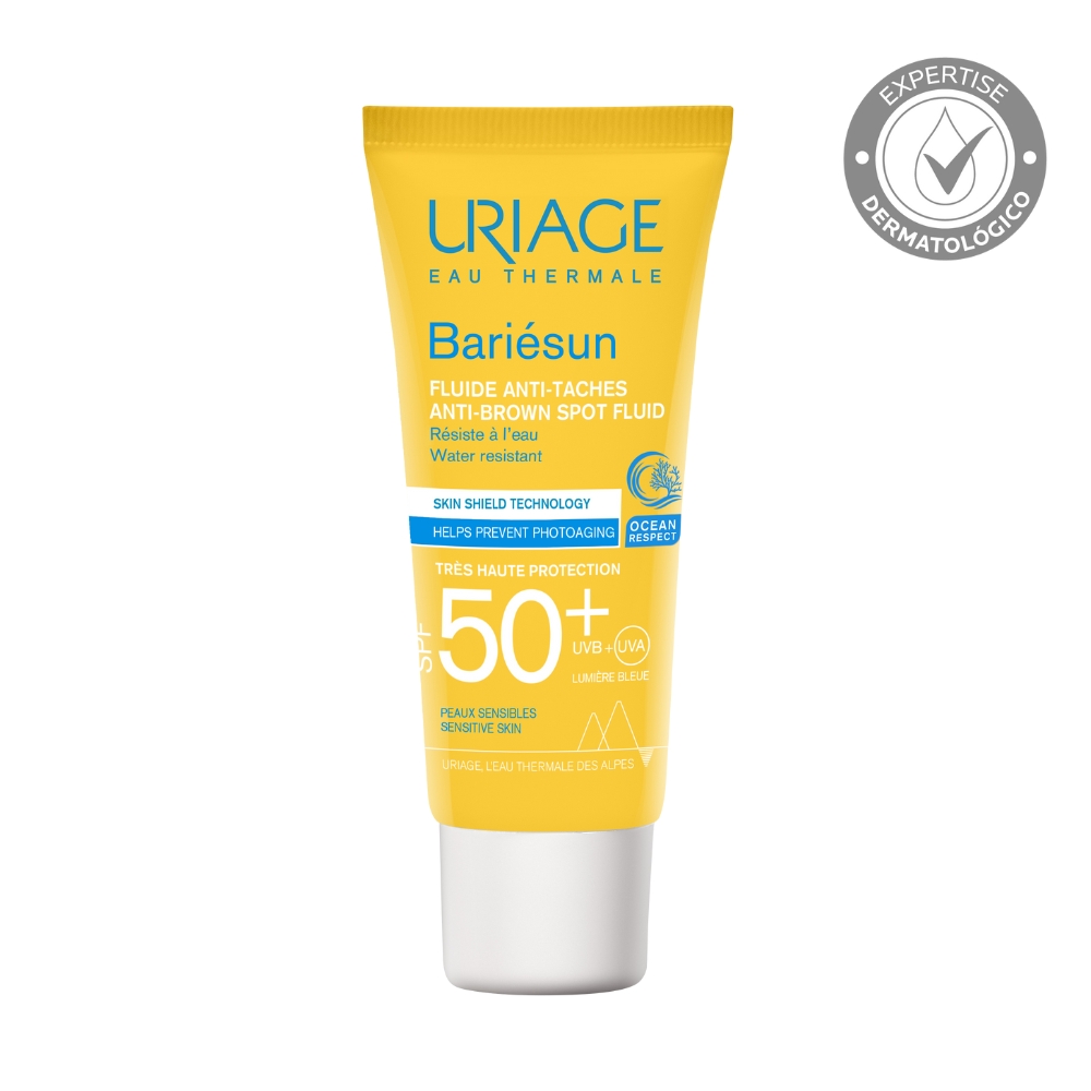 Protector Solar Uriage Bariesun Fluido Anti Manchas FPS 50+ 40 mL ...