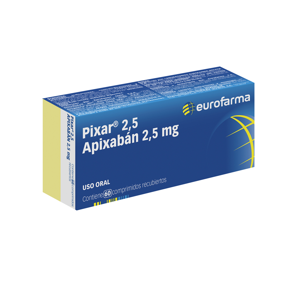 Pixar 2.5Mg 60 Comprimidos Recubiertos | Farmacias Ahumada