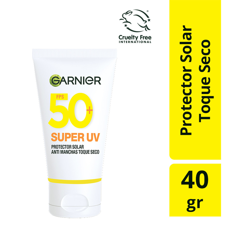 Protector Solar Garnier Anti Manchas Toque Seco FPS 50+ 40 g ...