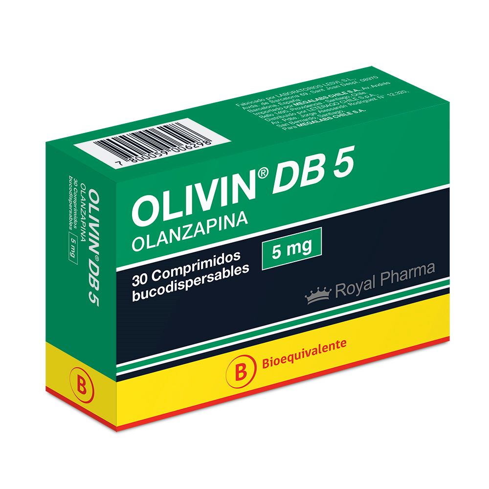 Olivin DB 5 mg x 30 Comprimidos Bucodispersables | Farmacias Ahumada