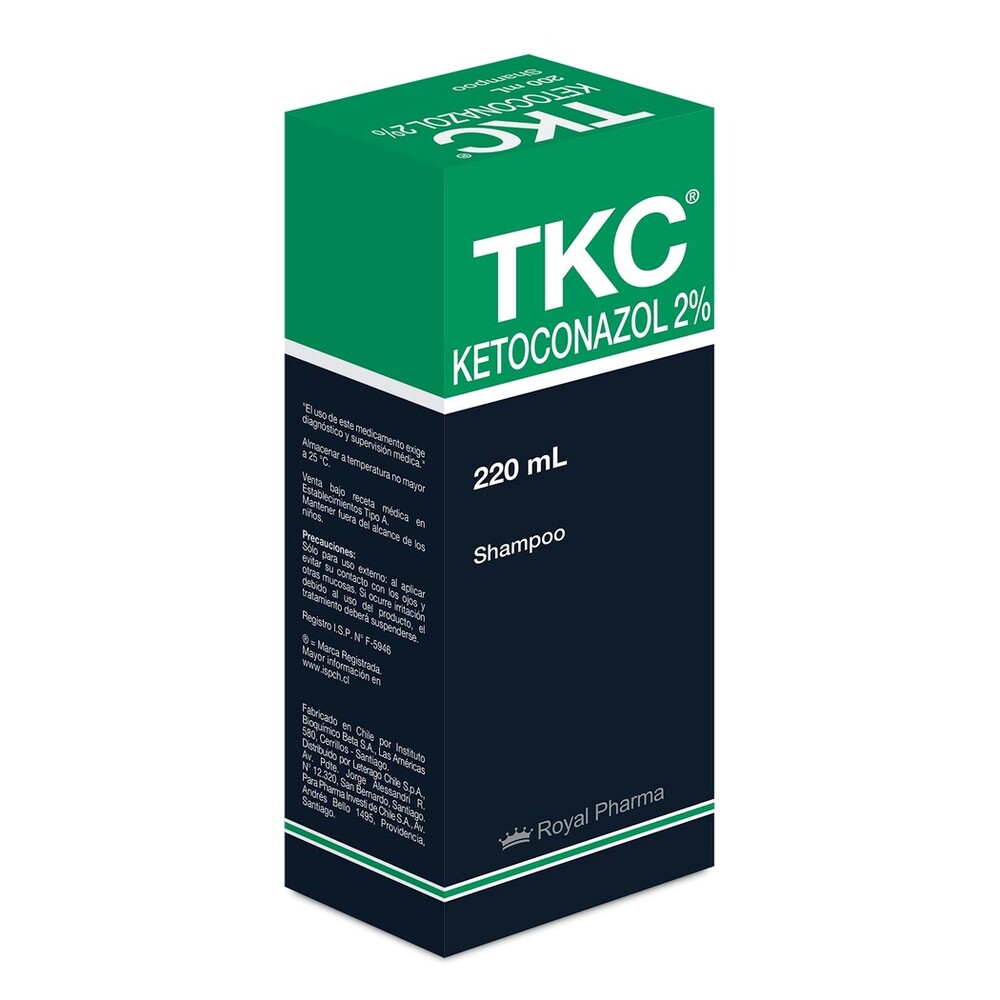 TKC 2 % x 120 ml Shampoo | Farmacias Ahumada