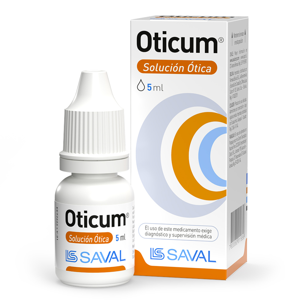 Oticum 5 mL | Solución gotas óticas