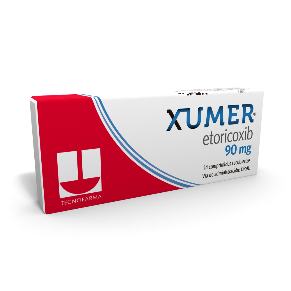 Xumer 90 mg x 14 Comprimidos Recubiertos | Farmacias Ahumada