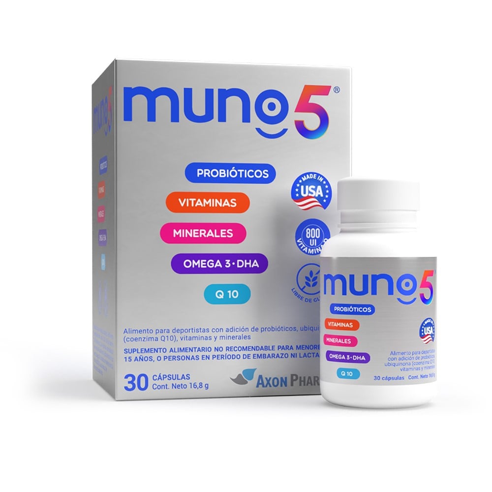 Muno 5 30 Cápsulas | Farmacias Ahumada