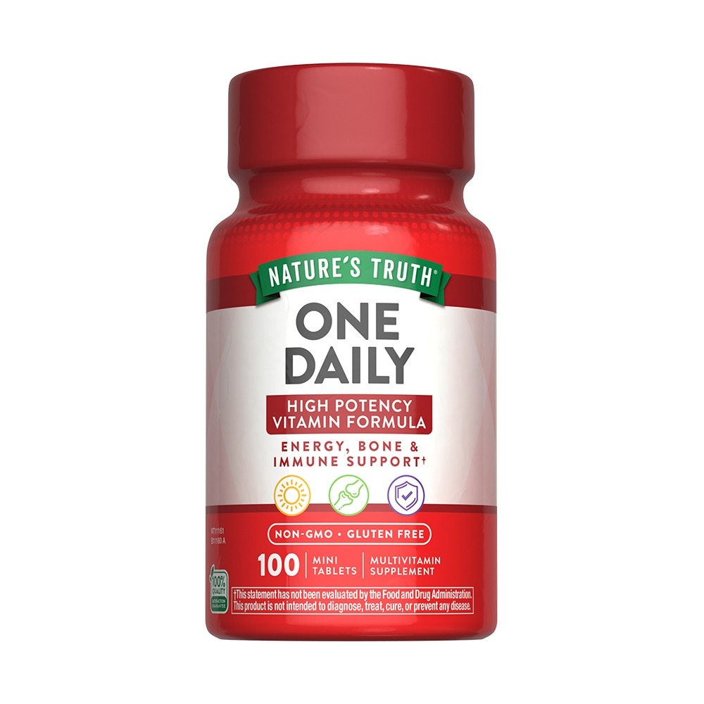 Multivitamínico de Alta Potencia Uno al Día 100 Mini Tabletas ...