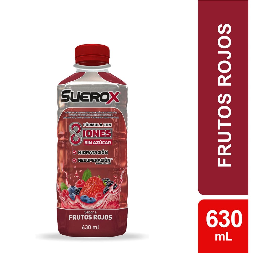 Suerox Bebida Frutos Rojos 630 Ml | Farmacias Ahumada