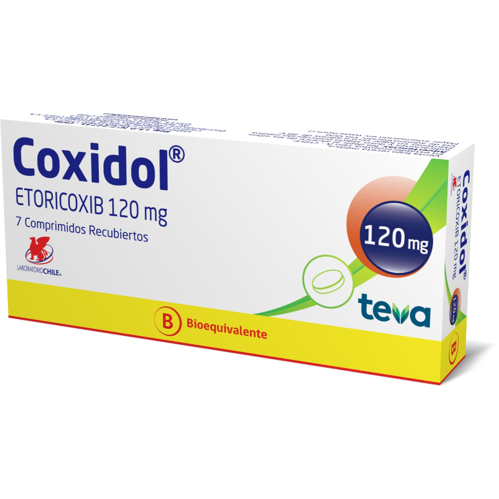 Coxidol 120 mg x 7 Comprimidos Recubiertos | Farmacias Ahumada