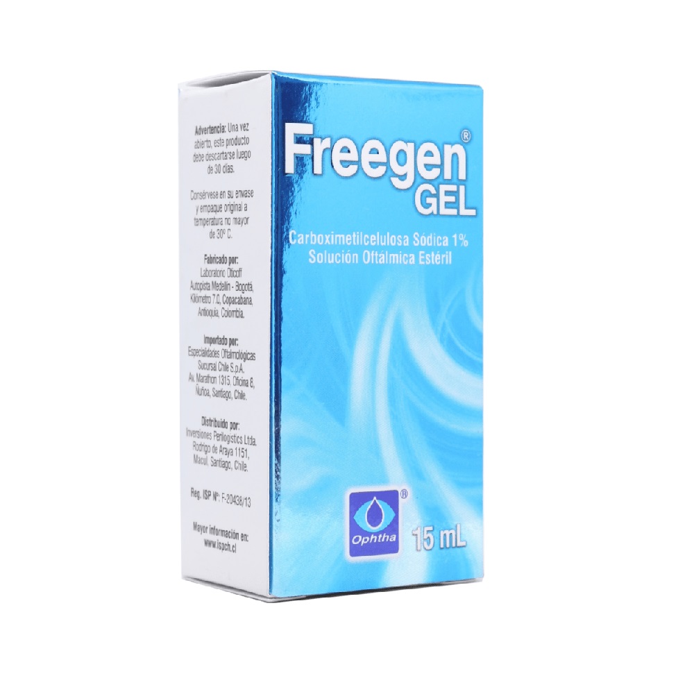 Solución Oftálmica Freegen Gel 1 % 15 mL | Farmacias Ahumada