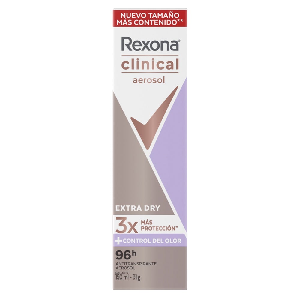 Desodorante Rexona Clinical Women Spray Extra Dry 150 mL | Farmacias ...