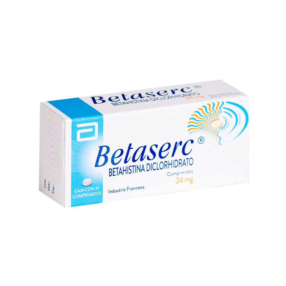 Betaserc 24 mg x 30 Comprimidos
