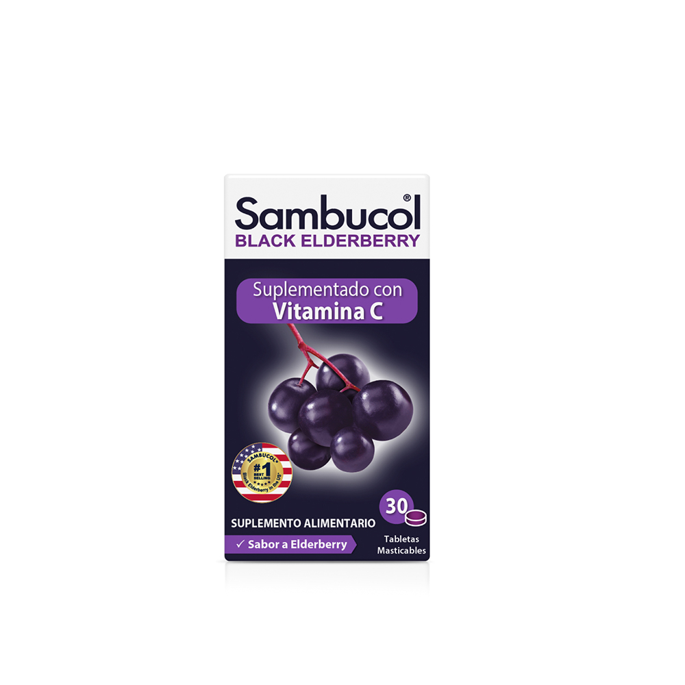Sambucol Tabletas Masticables 30 Un | Farmacias Ahumada