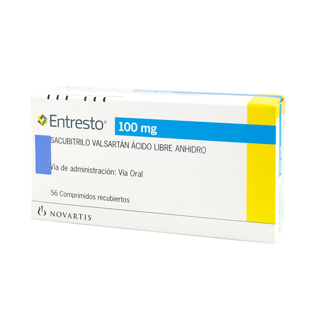 Entresto 100 mg 56 Comprimidos