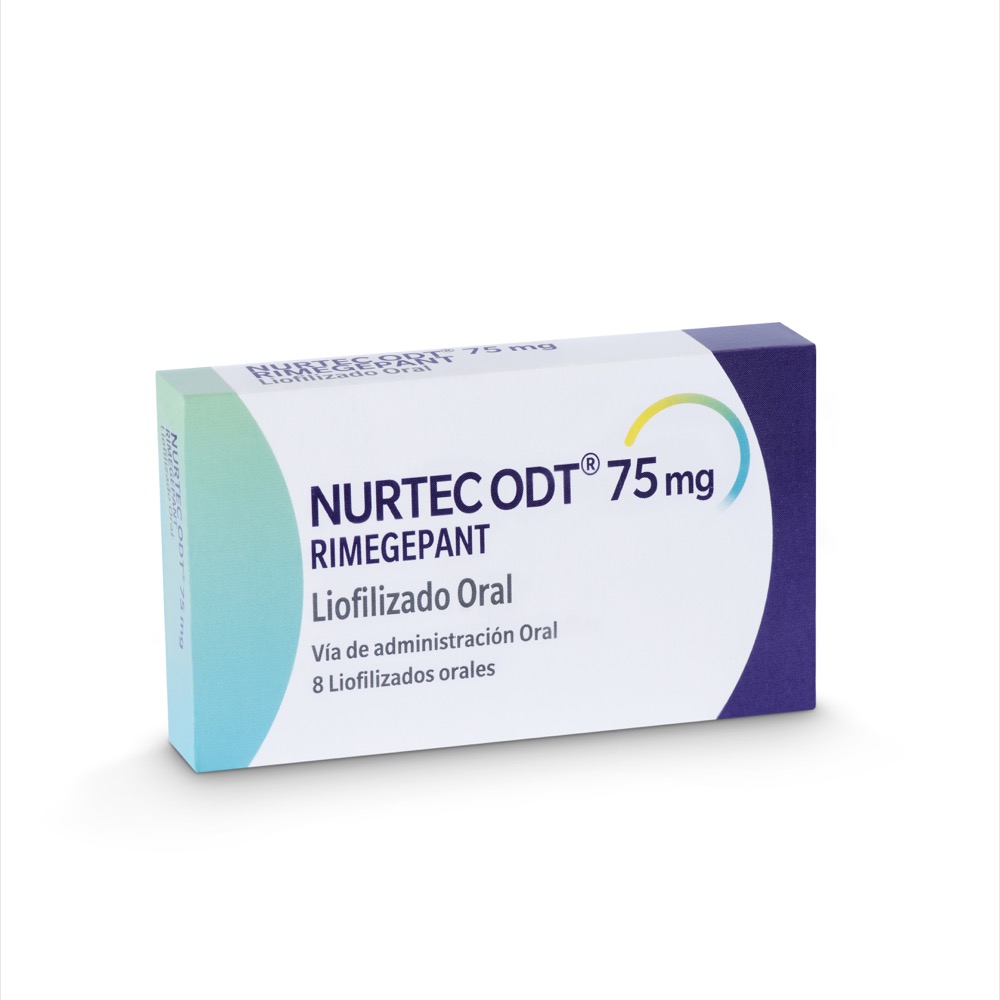 Nurtec ODT 75 mg Liofilizado Oral x 8 Sobres | Farmacias Ahumada