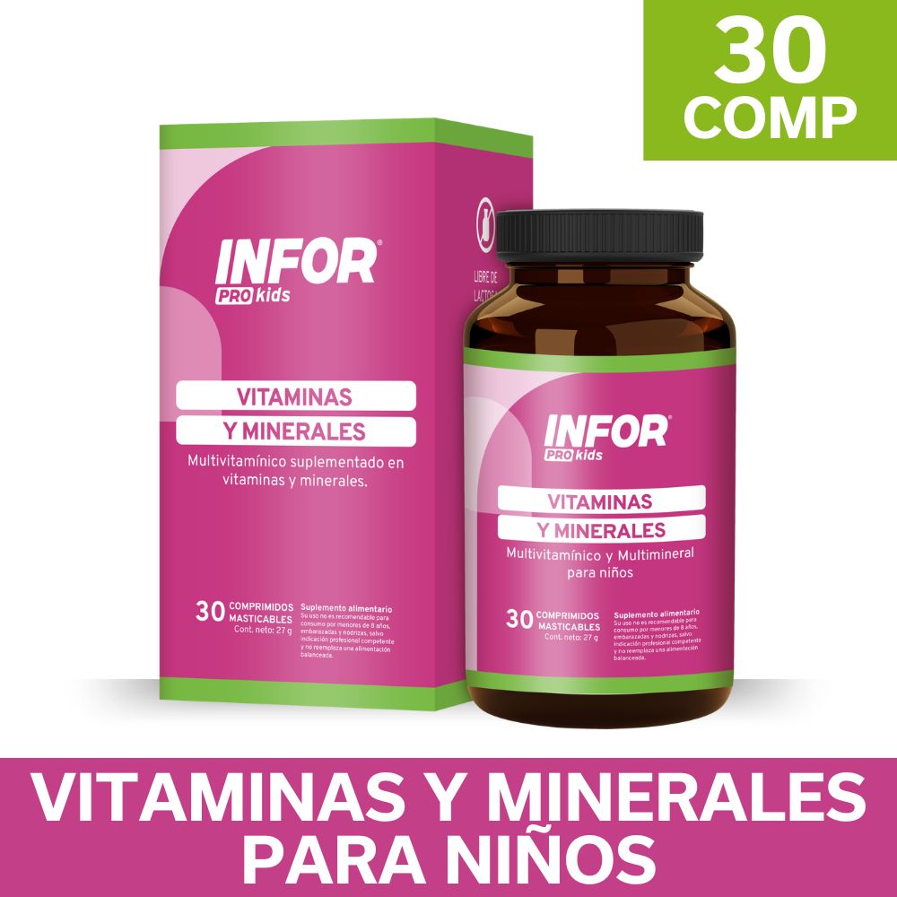 Infortin x 30 Comprimidos Masticables | Farmacias Ahumada