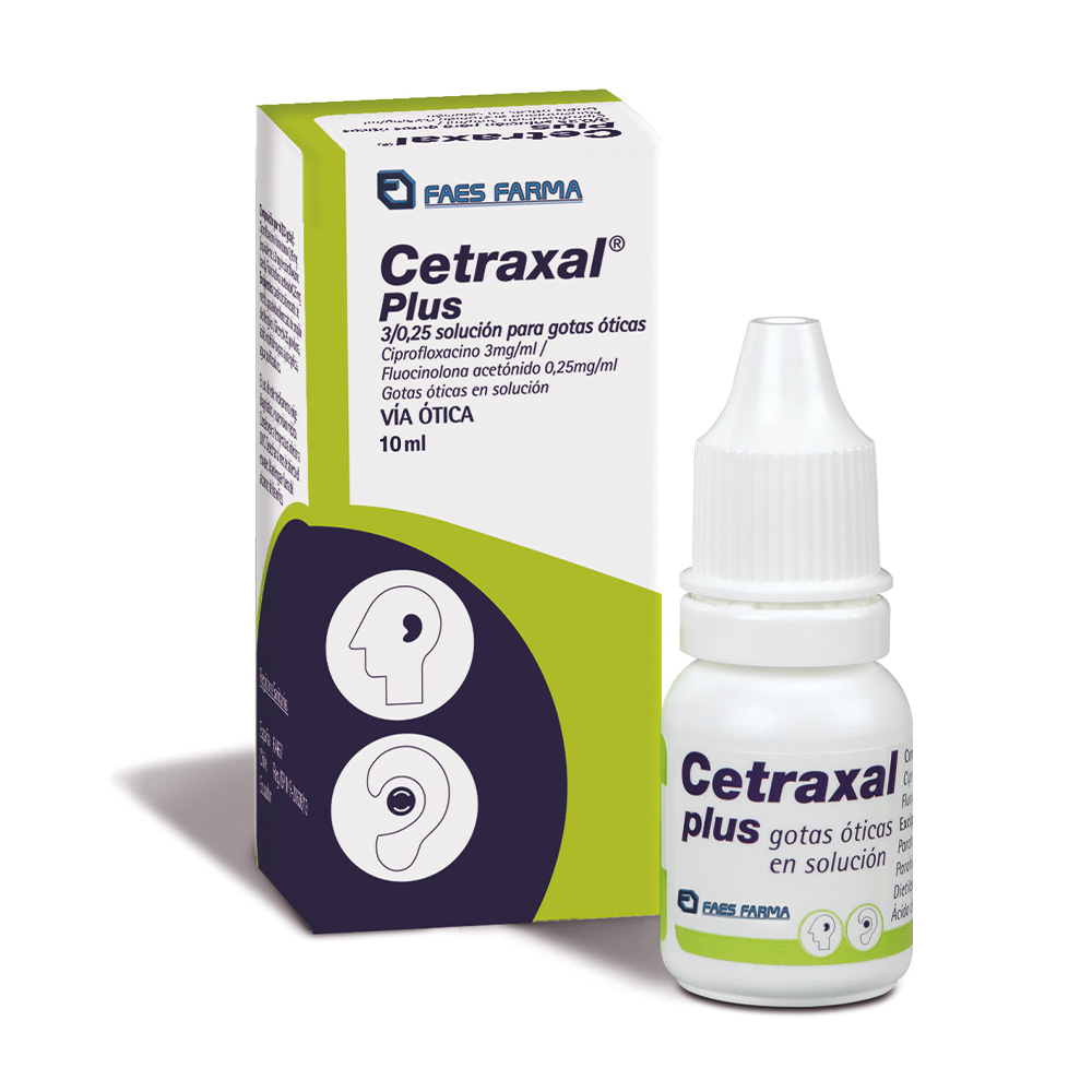 Cetraxal Plus gotas óticas 10 mL | Solución vía ótica
