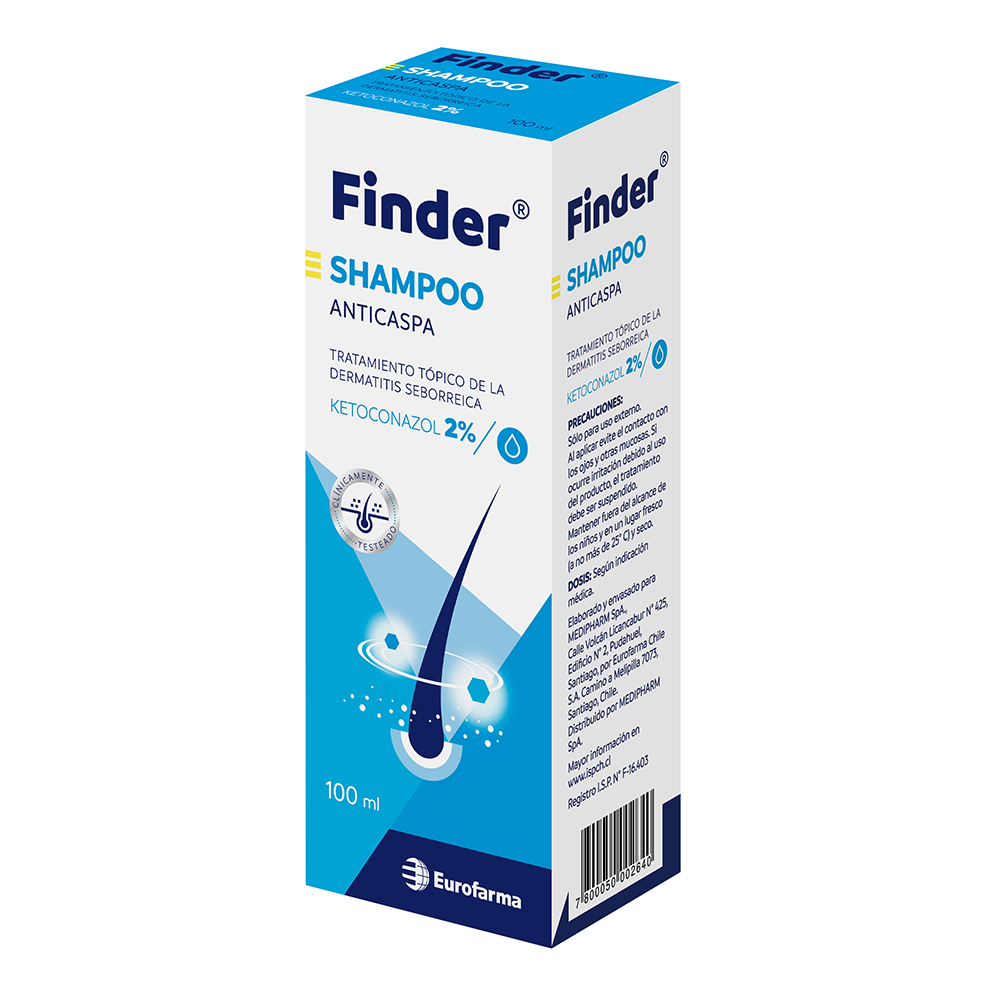 Finder 2 % x 100 ml Shampoo | Farmacias Ahumada
