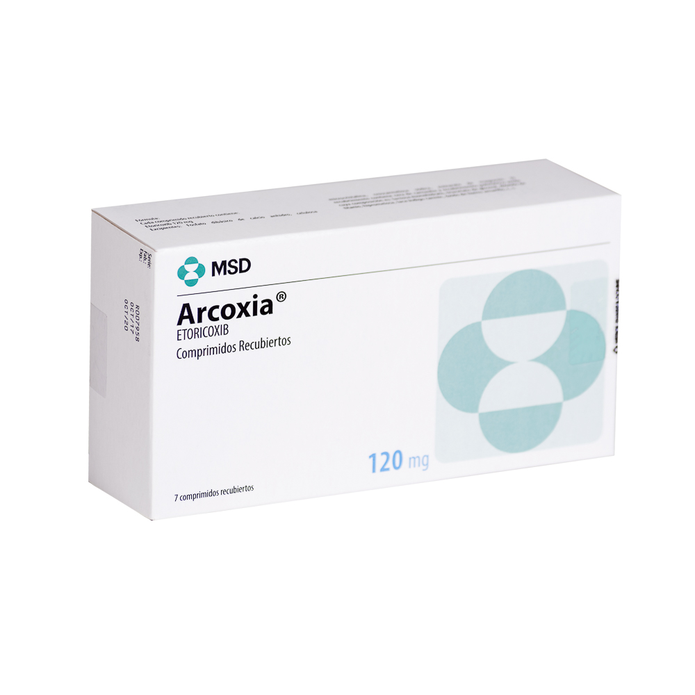 Arcoxia 120 mg x 7 Comprimidos Recubiertos | Farmacias Ahumada