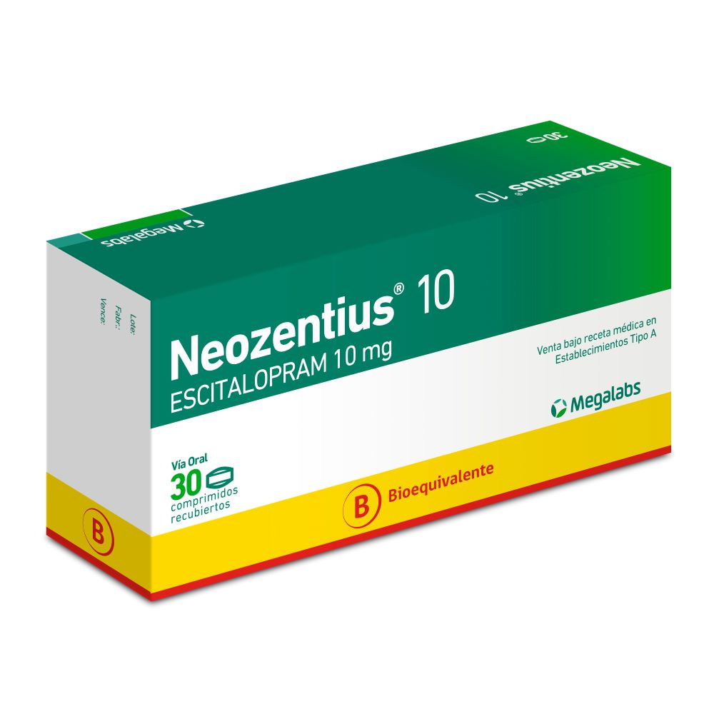 Neozentius 10 mg x 30 Comprimidos Recubiertos | Farmacias Ahumada