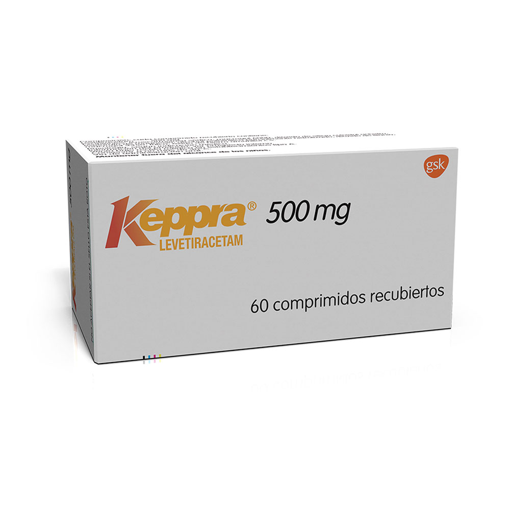 Keppra 500 mg 60 Comprimidos Recubiertos | Farmacias Ahumada